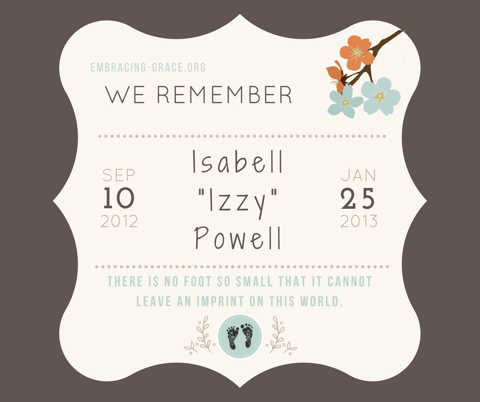 Remembering Izzy – Embracing Grace